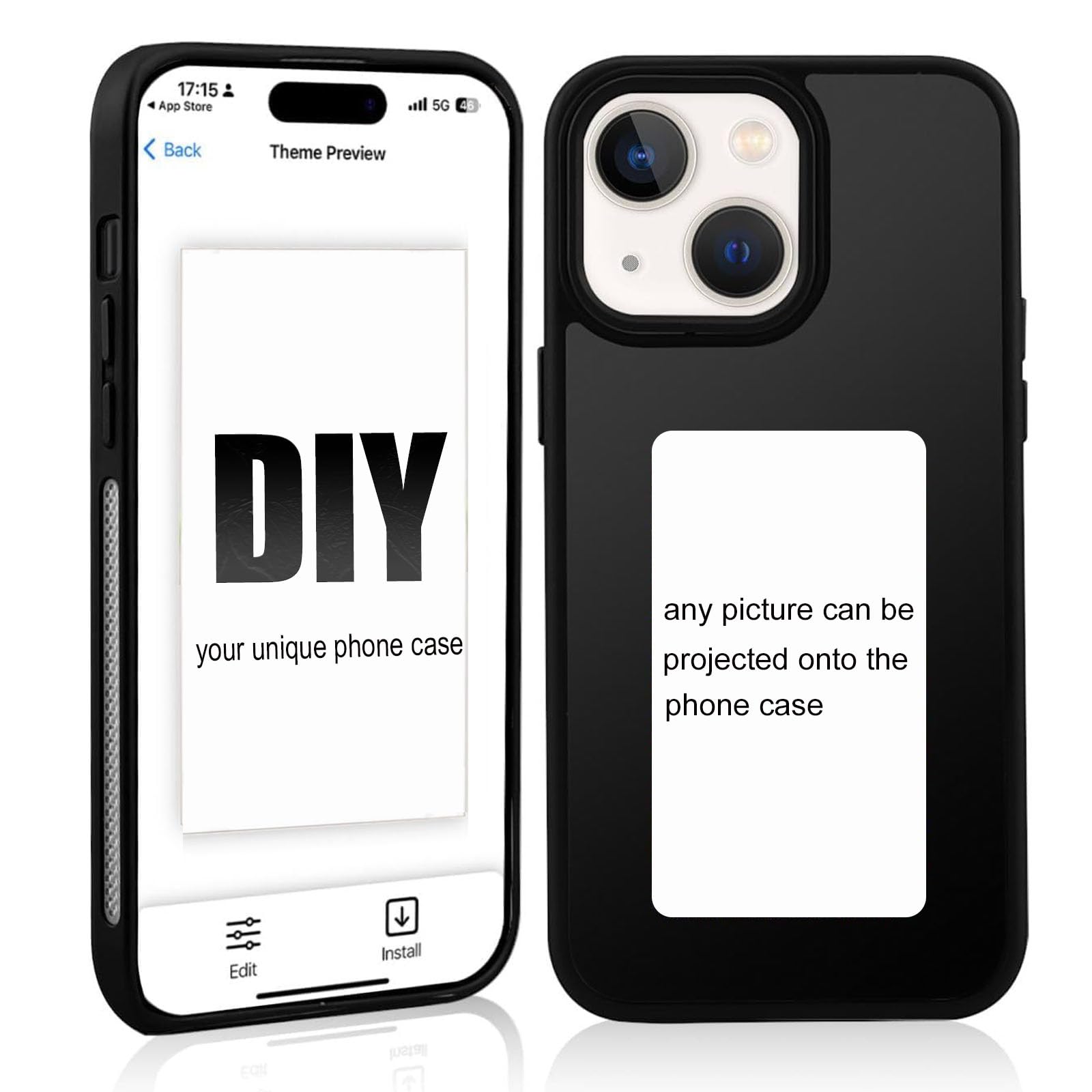 Amazon.com: Upgraded Version Ink Screen Smart Phone Case Compatible ...