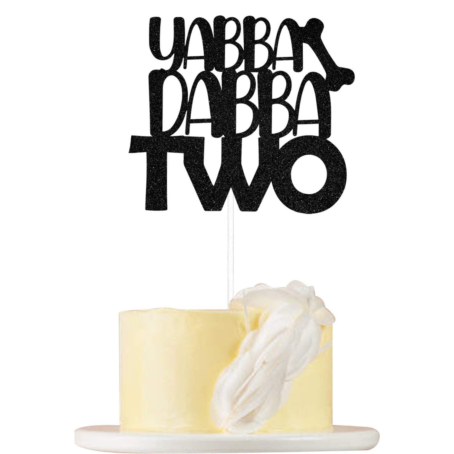 Snapklik.com : Flintstones 2nd Birthday Cake Decoration Yabba Dabba Two ...