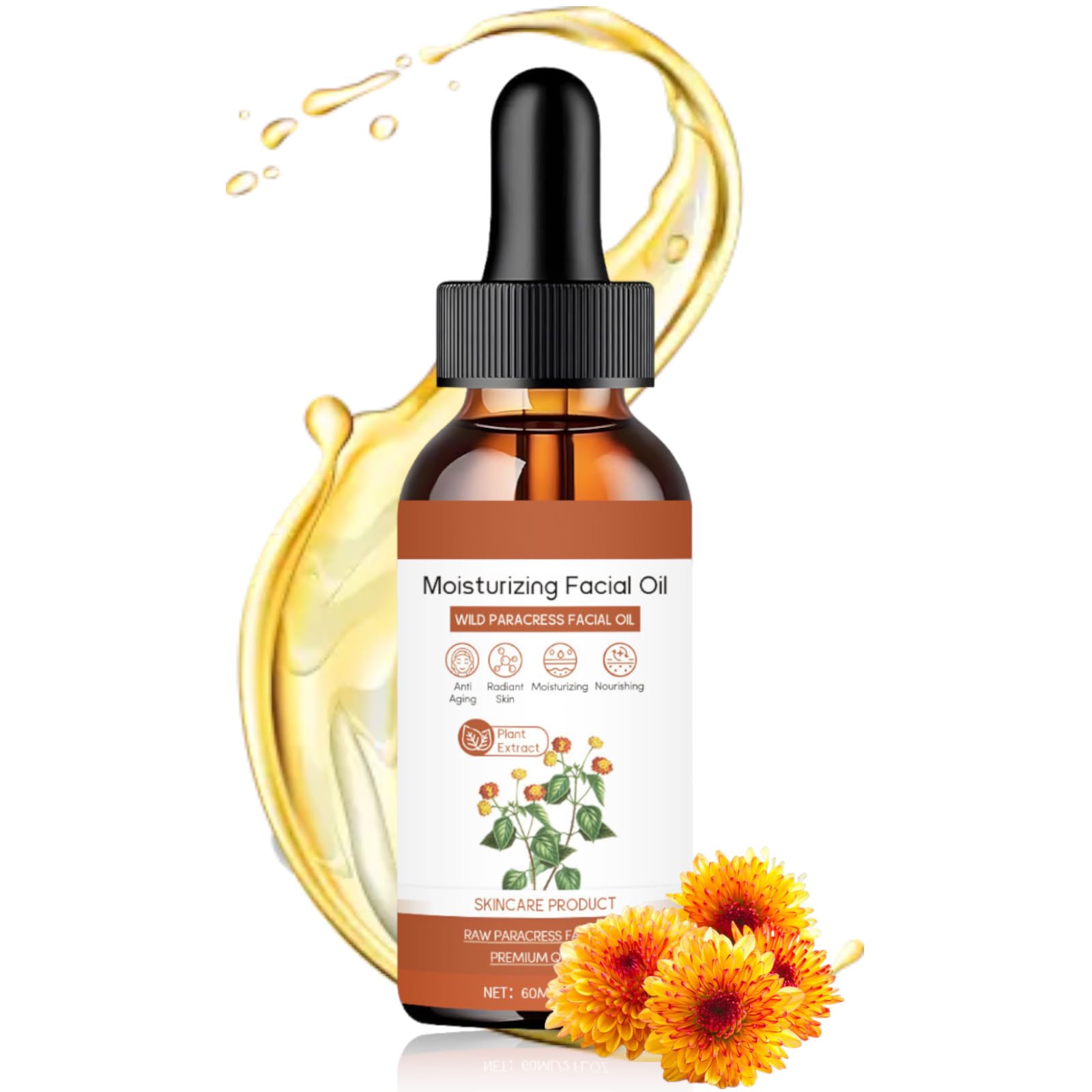 Amazon.com: 100% Pure Organic Paracress Facial Oil, Paracress Facial ...