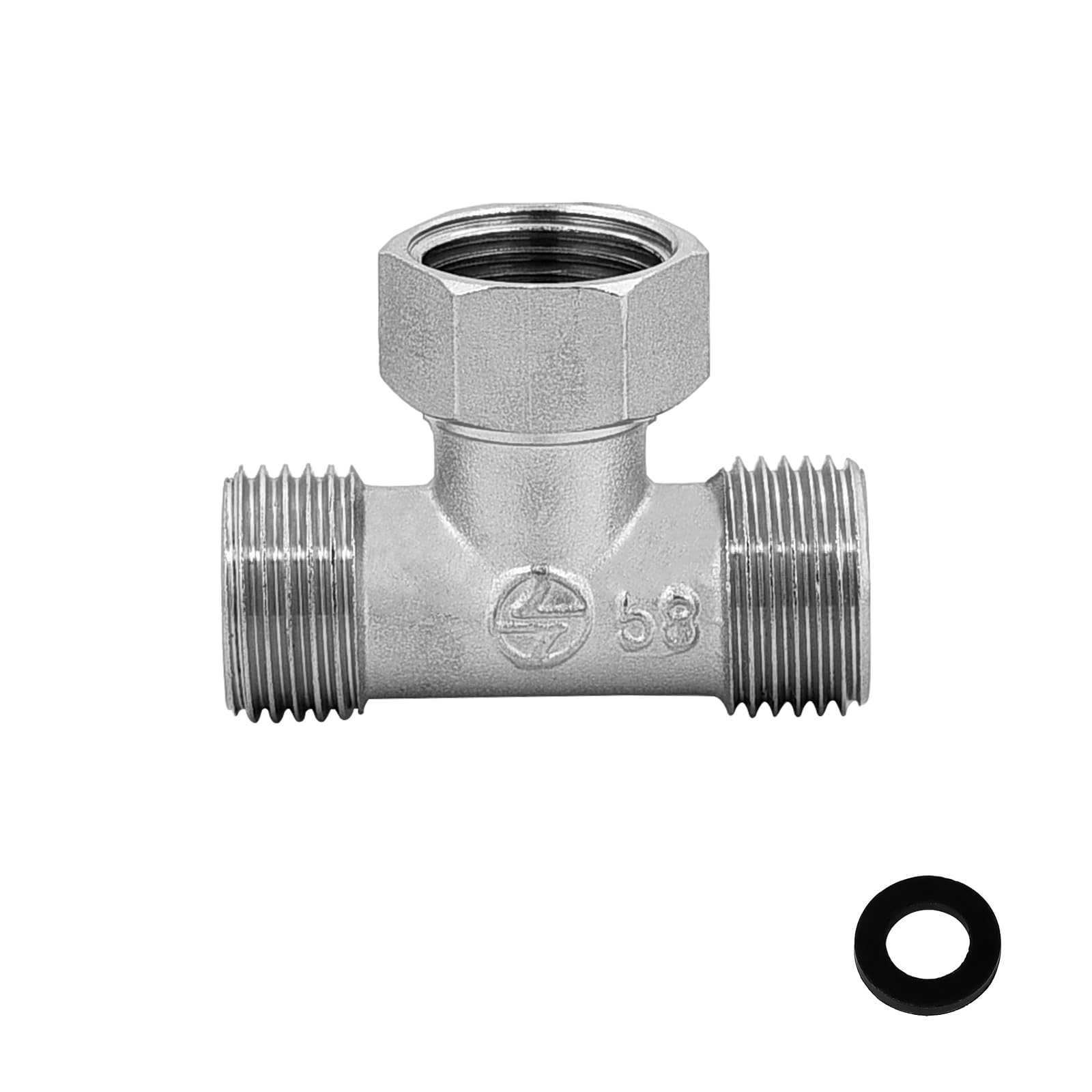 Snapklik.com : Tee Connector 3 Way T-Shape Hose Connector Equal Pipe ...