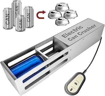 Electric Can Crusher, Portable Can Compressor, One-Button Operation ...