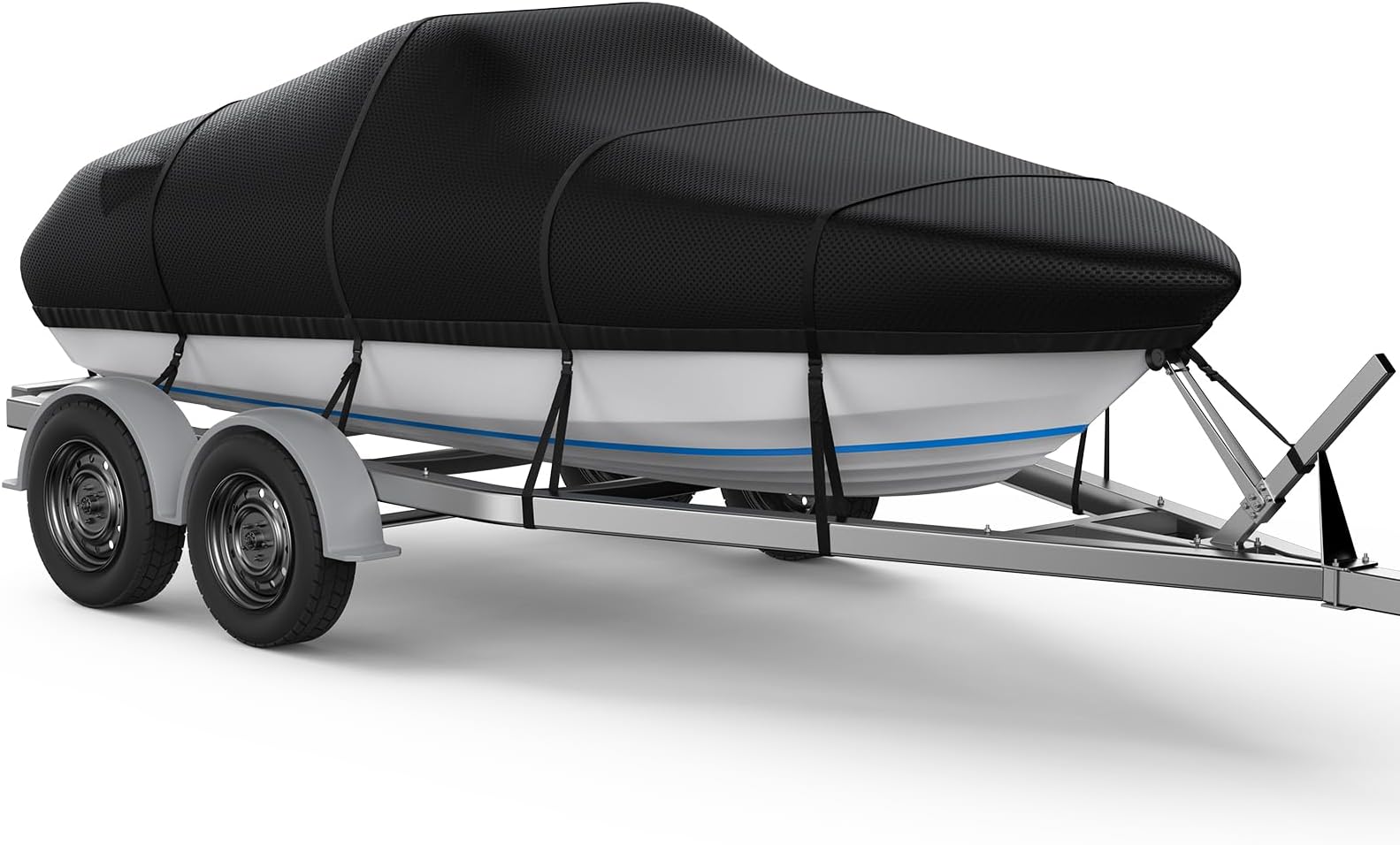 Amazon.com: RVMasking 1200D Full Heavy Duty Boat Cover, 17-19ft ...