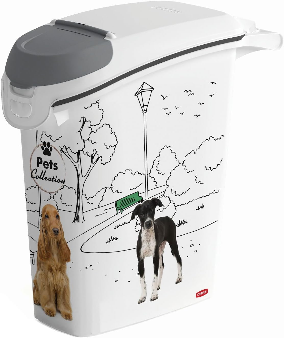 Curver Pet Dry Food Container, 35 Litre : Amazon.co.uk: Home & Kitchen