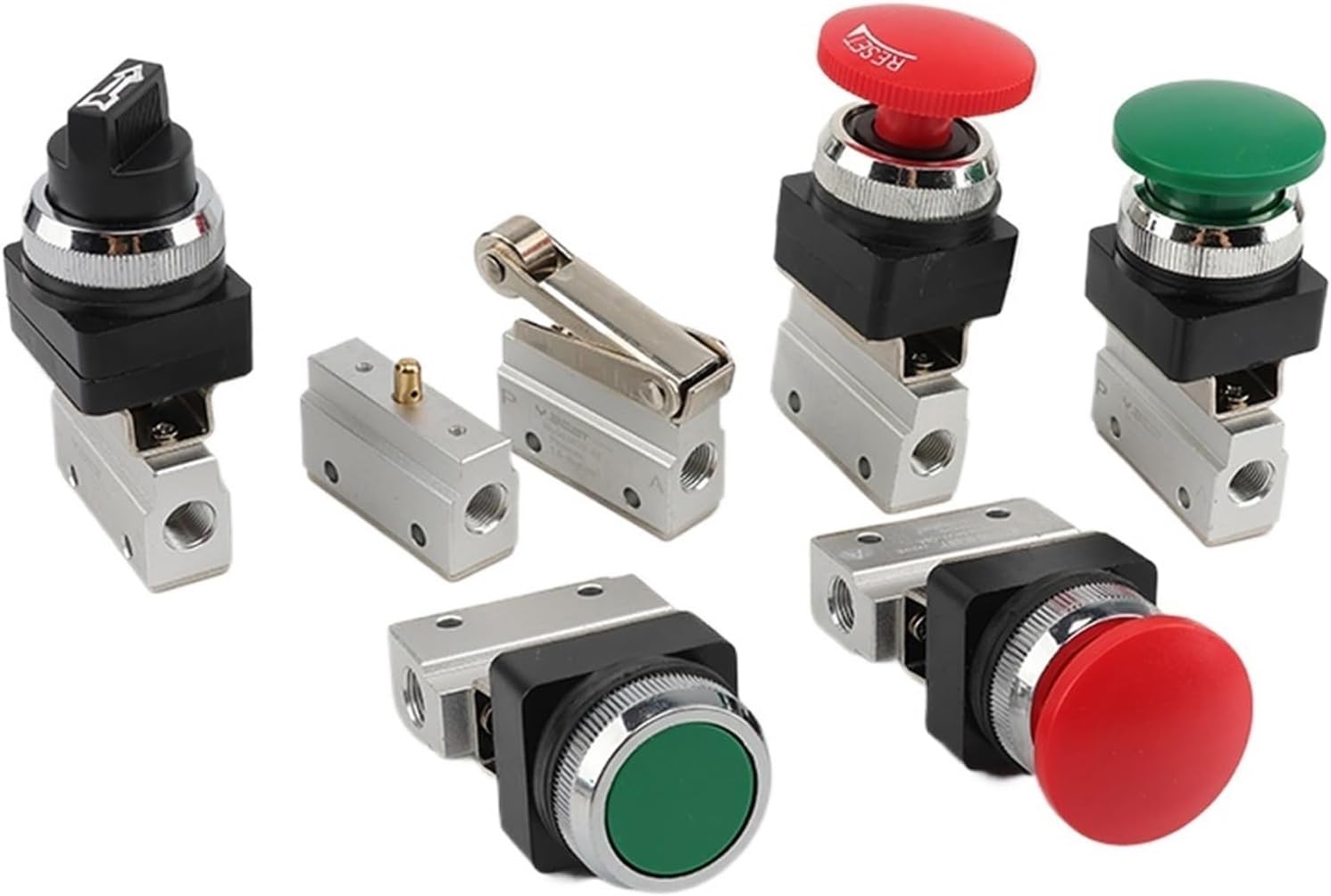 Amazon.com: MOV-01 MOV-02 MOV-03 MOV-03A Pneumatic Mechanical Valve ...