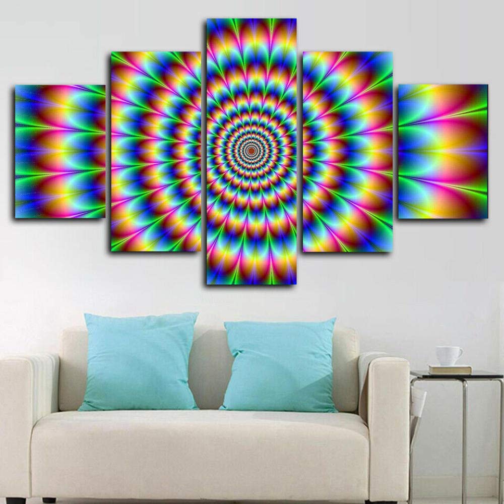 Modular Wall Panels Art Psychedelic