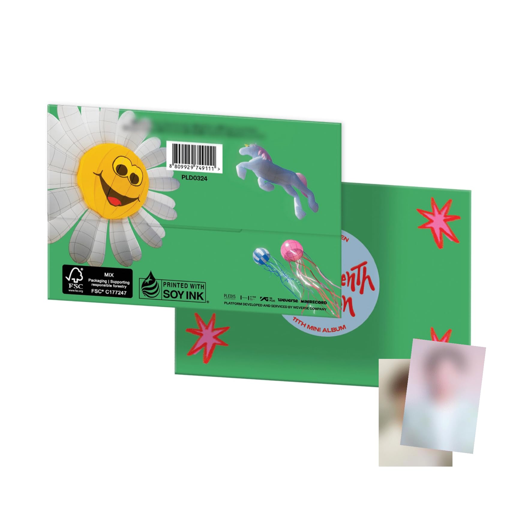 Amazon.com: SEVENTEEN 11th Mini Album [SEVENTEENTH HEAVEN] Weverse Ver ...