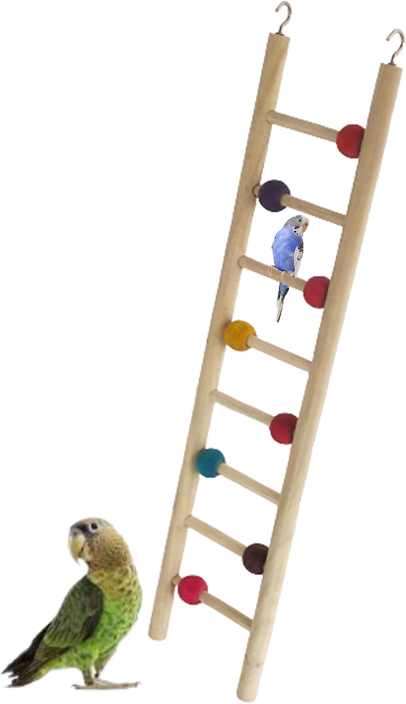 Sage Square Bird Cage Hanging Ladder 48cm - Step Up Your Bird's Fun ...