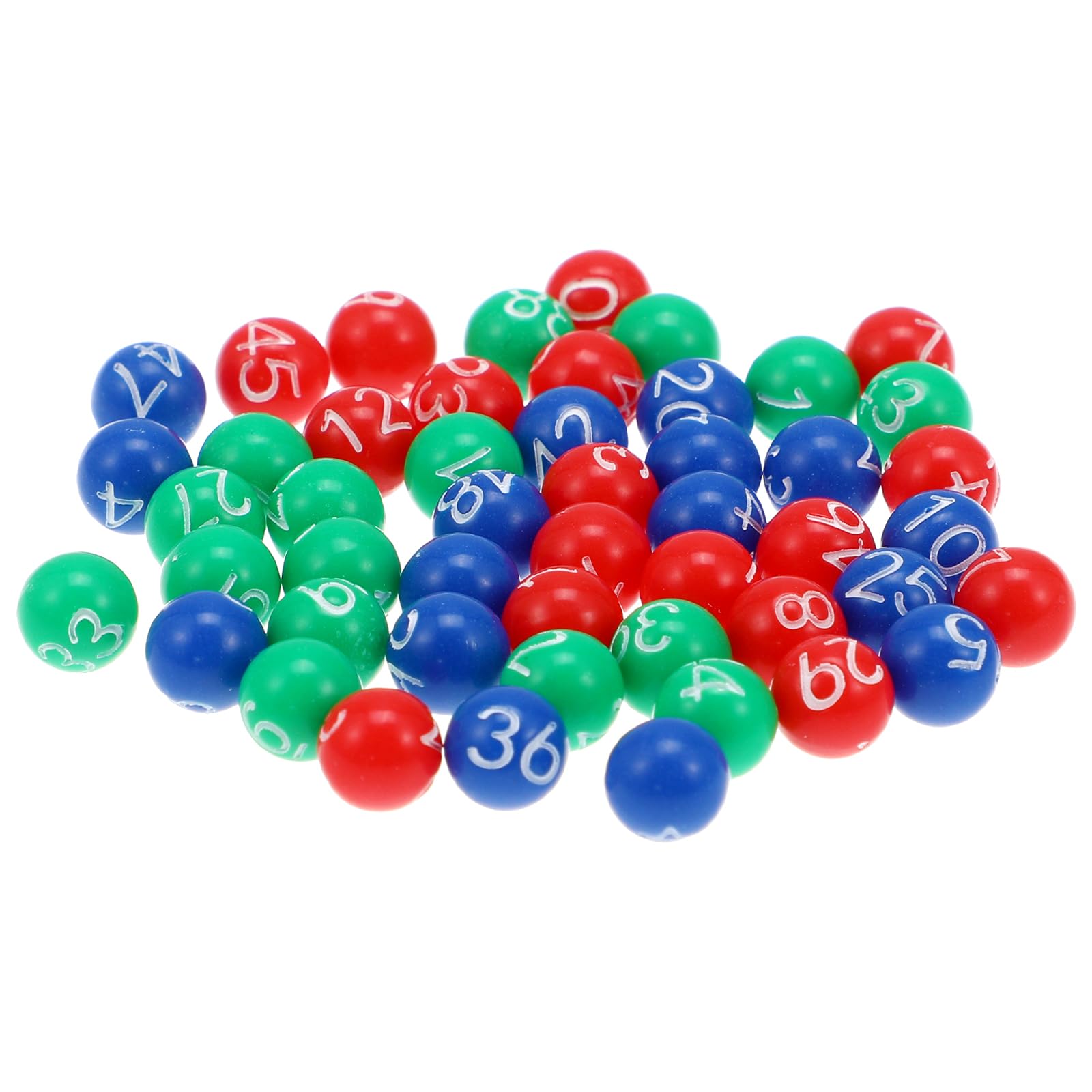 Amazon.com: 49pcs Colorful Replacements Ball Entertainment Bingo ...