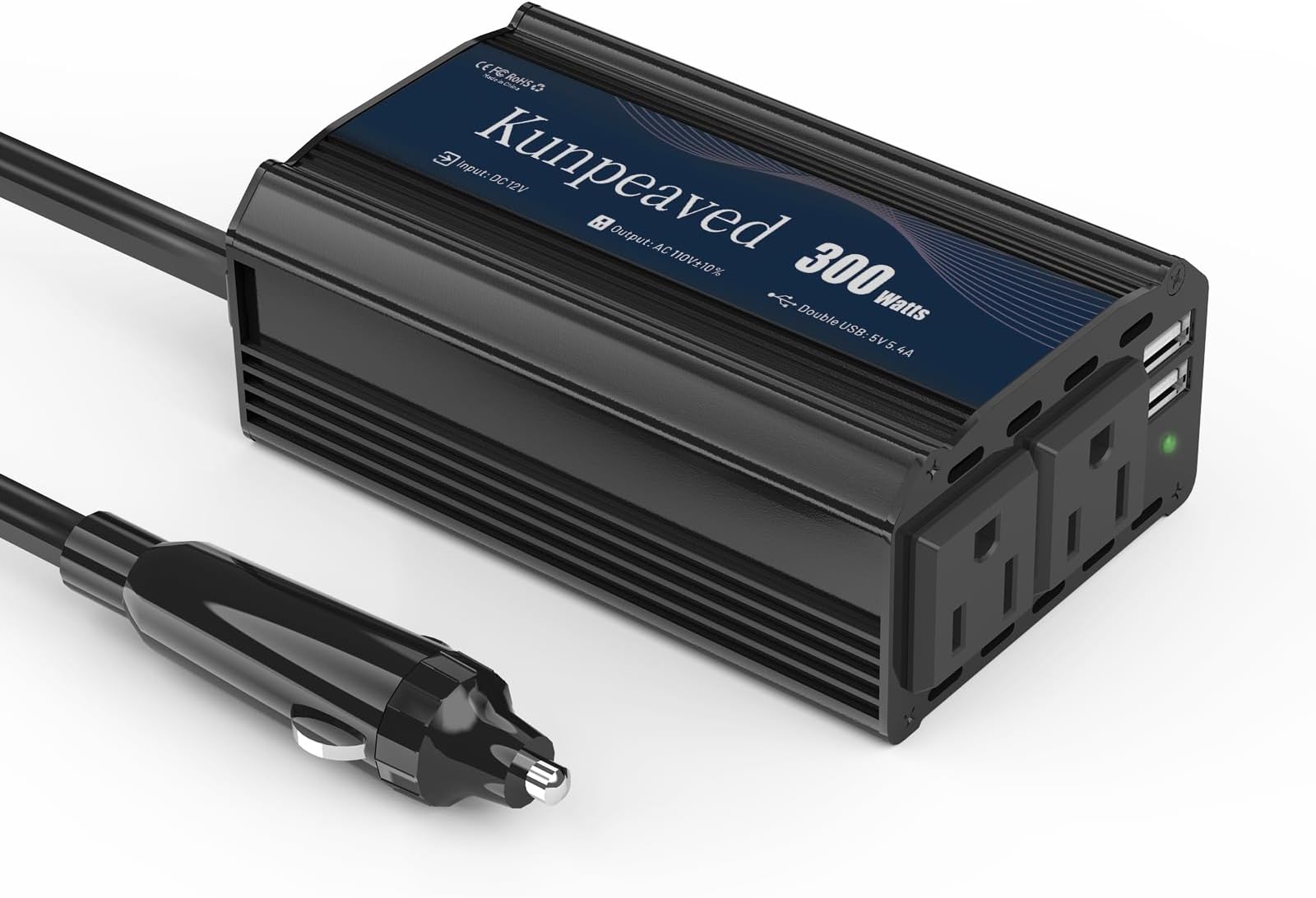 Amazon.com: BYGD 2000W Pure Sine Wave Power Inverter DC 12V to 110V AC ...
