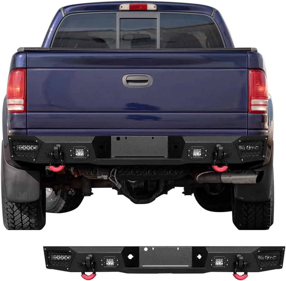 Amazon.com: Vijay Rear Bumper Compatible with 1997-2004 Dodge Dakota ...