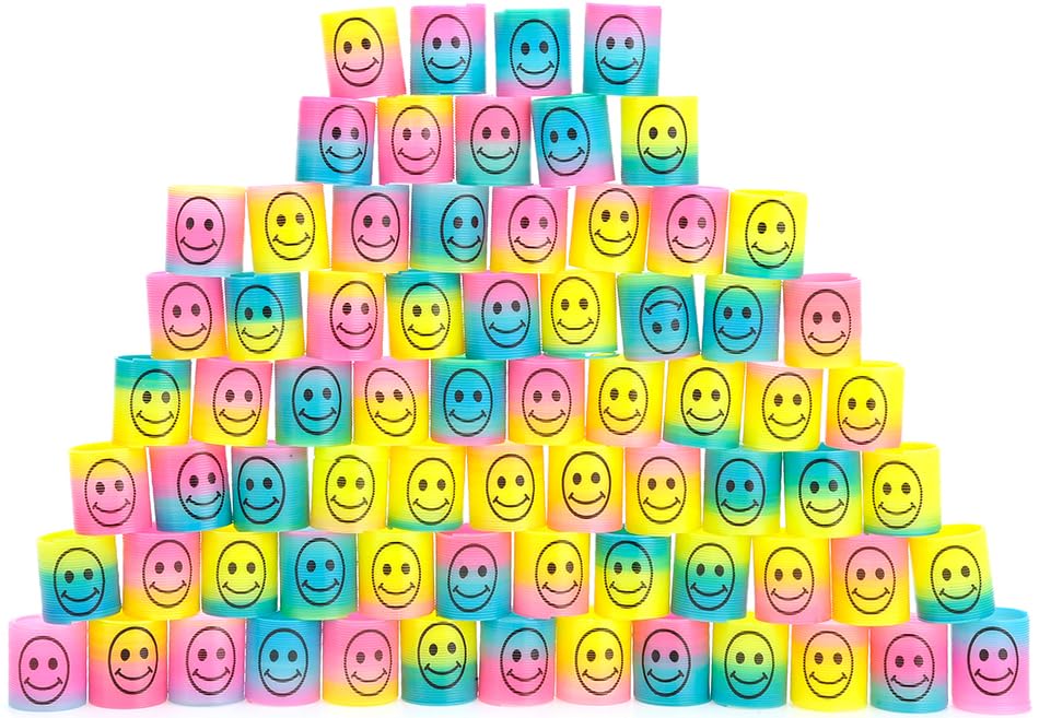 Amazon.com: PowerTRC 72 Pcs Mini Slinky Party Favors Mini Slinkies Bulk ...