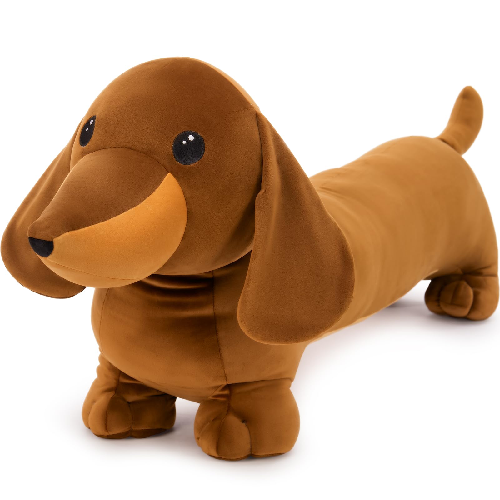 Amazon.com: MorisMos Dachshund Dog Stuffed Animal Plush 4ft, 43'' Long ...