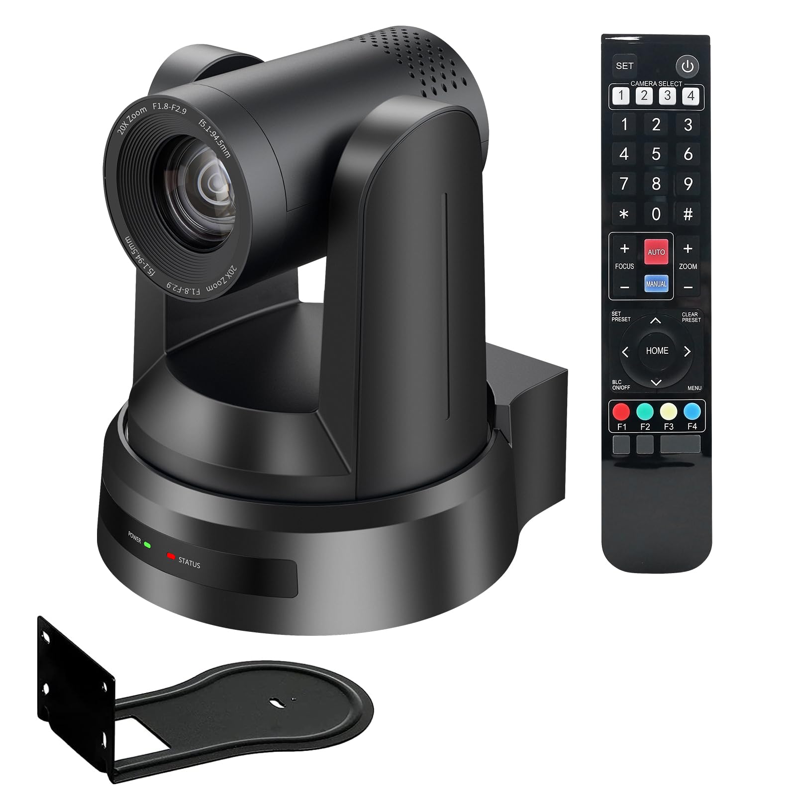 Amazon.com: HCSTVCON USB PTZ Camera 20X Optical Zoom,1080P Video ...