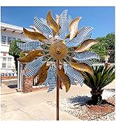 Amazon.com: Winwindspinner Outdoor Metal Wind Spinner for Yard Garden ...