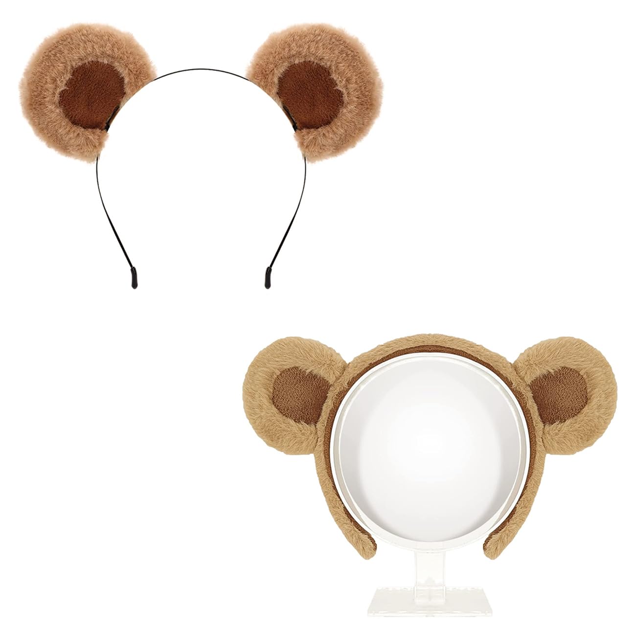 Amazon.com: Beviliu Bear Ears Headband Couple Sharing Set: Bear Ears ...
