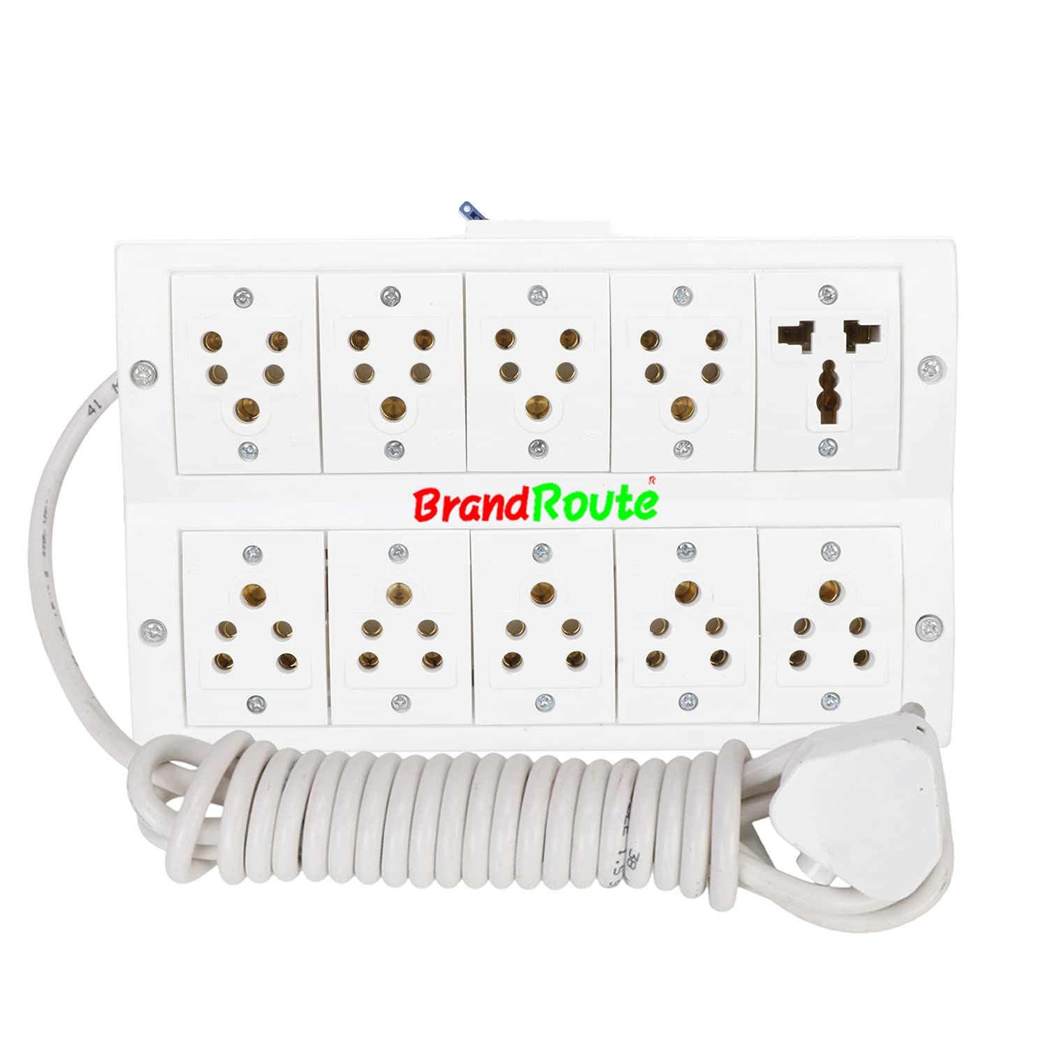 Buy 10 Sockets Extension Board Anchor Component Fitted - MCB (32 Amp ...