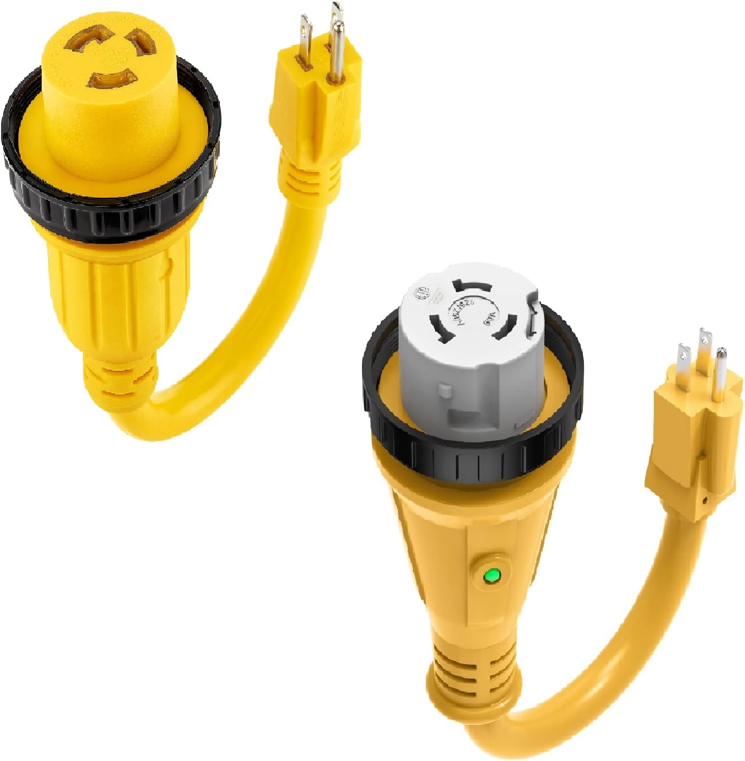 Amazon.com: Kohree 30 Amp to 15 Amp 110 RV Adapter Plug, Bundle with 50 ...