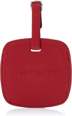 Wenger 604541 Jumbo Luggage Tag, Black, Red, 11 Centimeters : Amazon ...