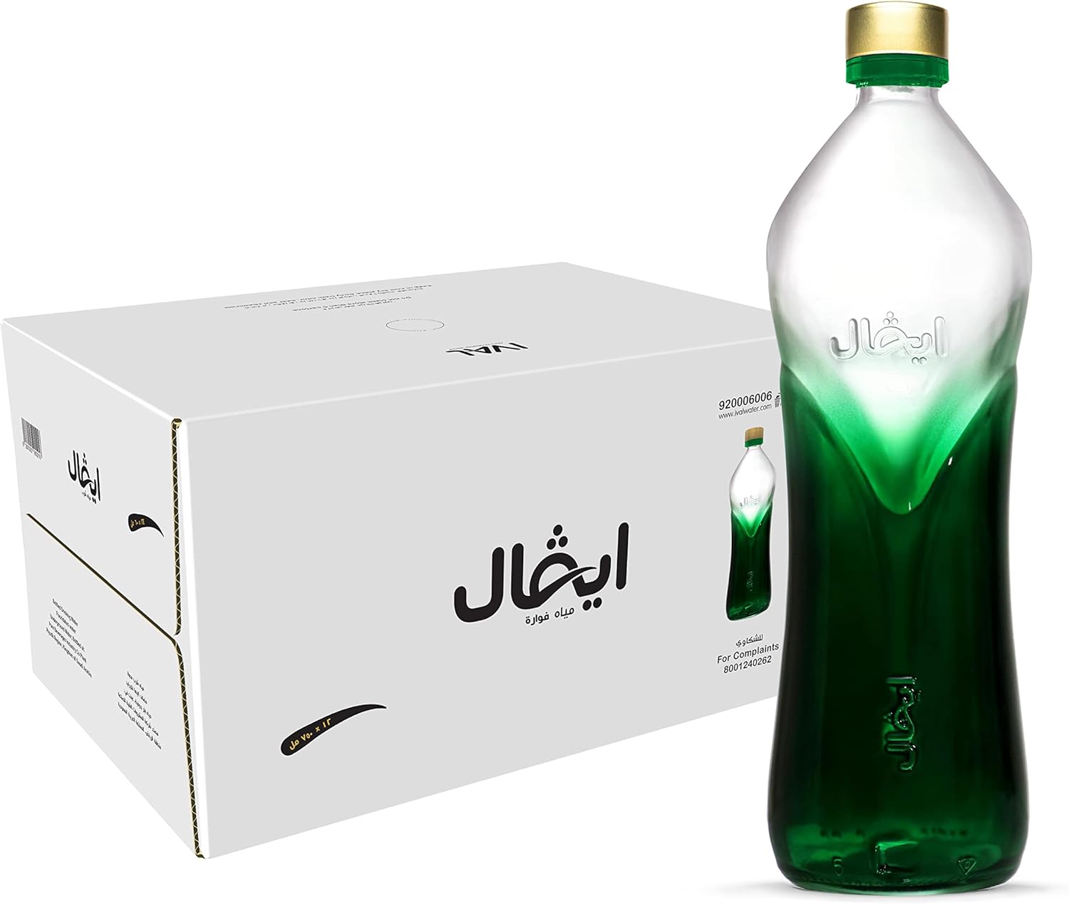 IVAL Glass Sparkling Water - 12 x 750ML : Buy Online at Best Price in ...