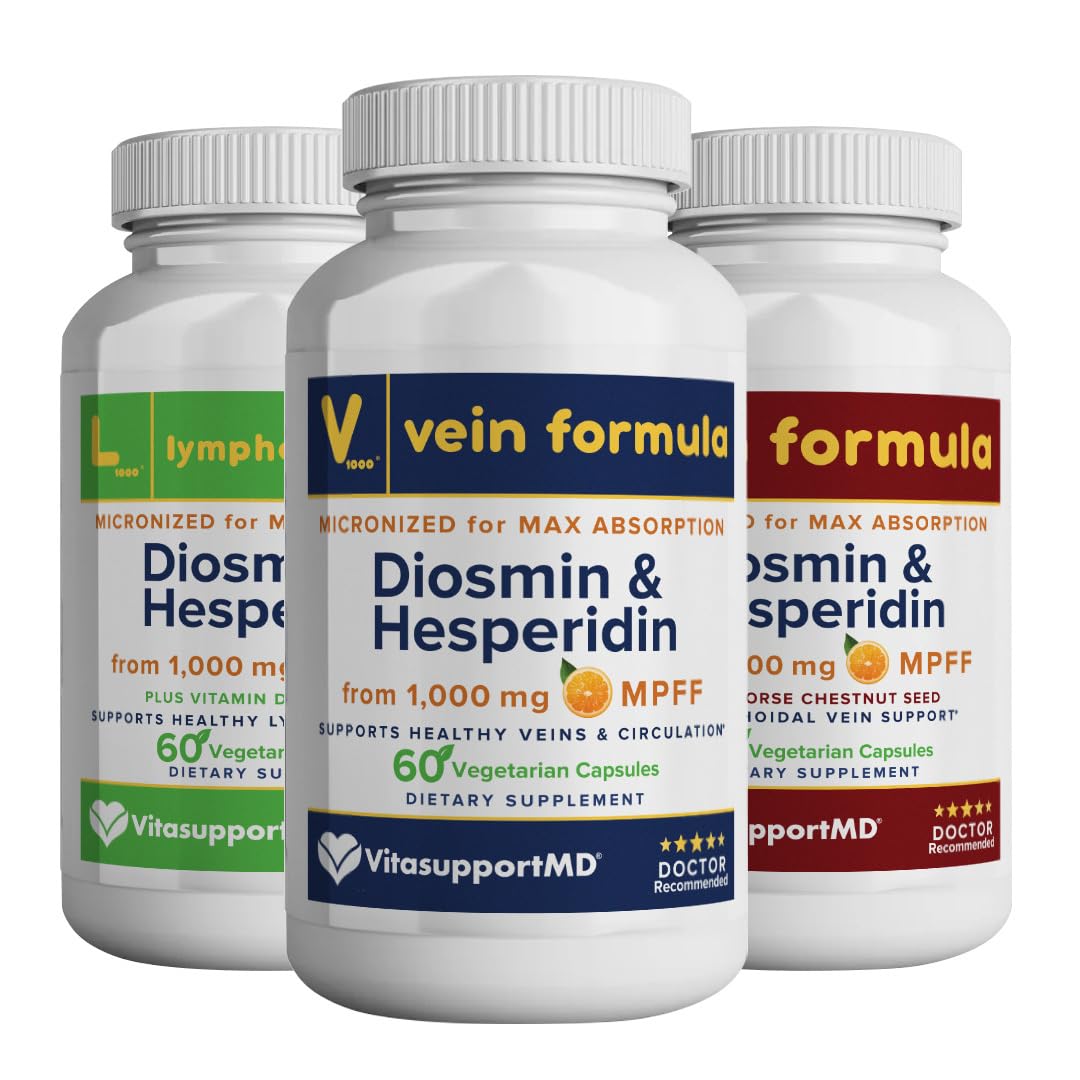 Amazon.com: VitasupportMD - Family Bundle with Vein, Lymphatic & H ...