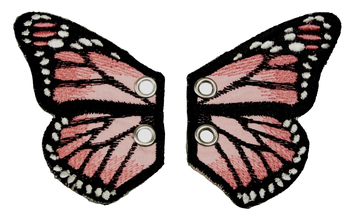 Amazon.com: Pink Butterfly Shoe Wings - 2 Grommets; Great for Boots ...