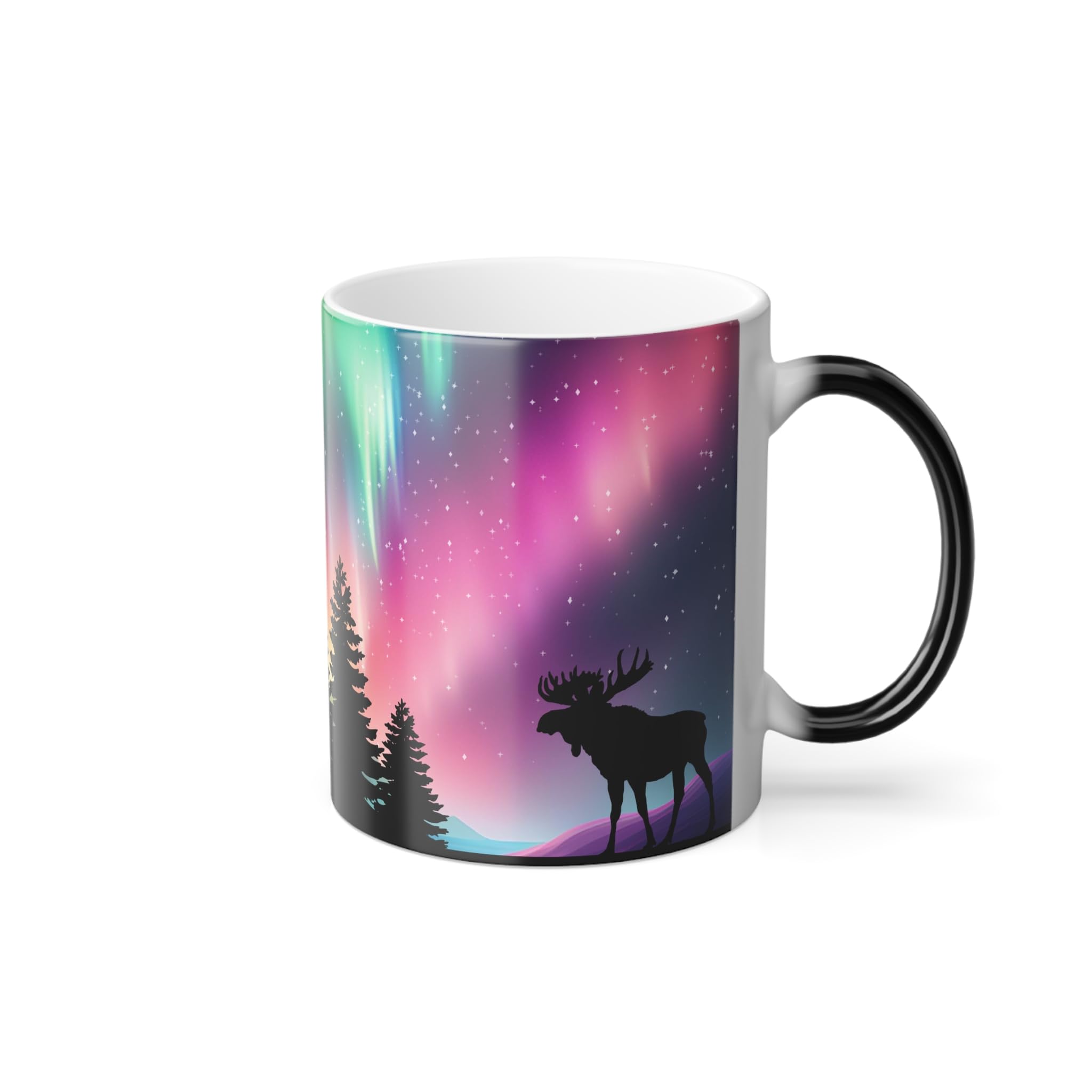 Amazon.com | Rainbow Color Changing Coffee Mug, 11oz Northern Lights ...