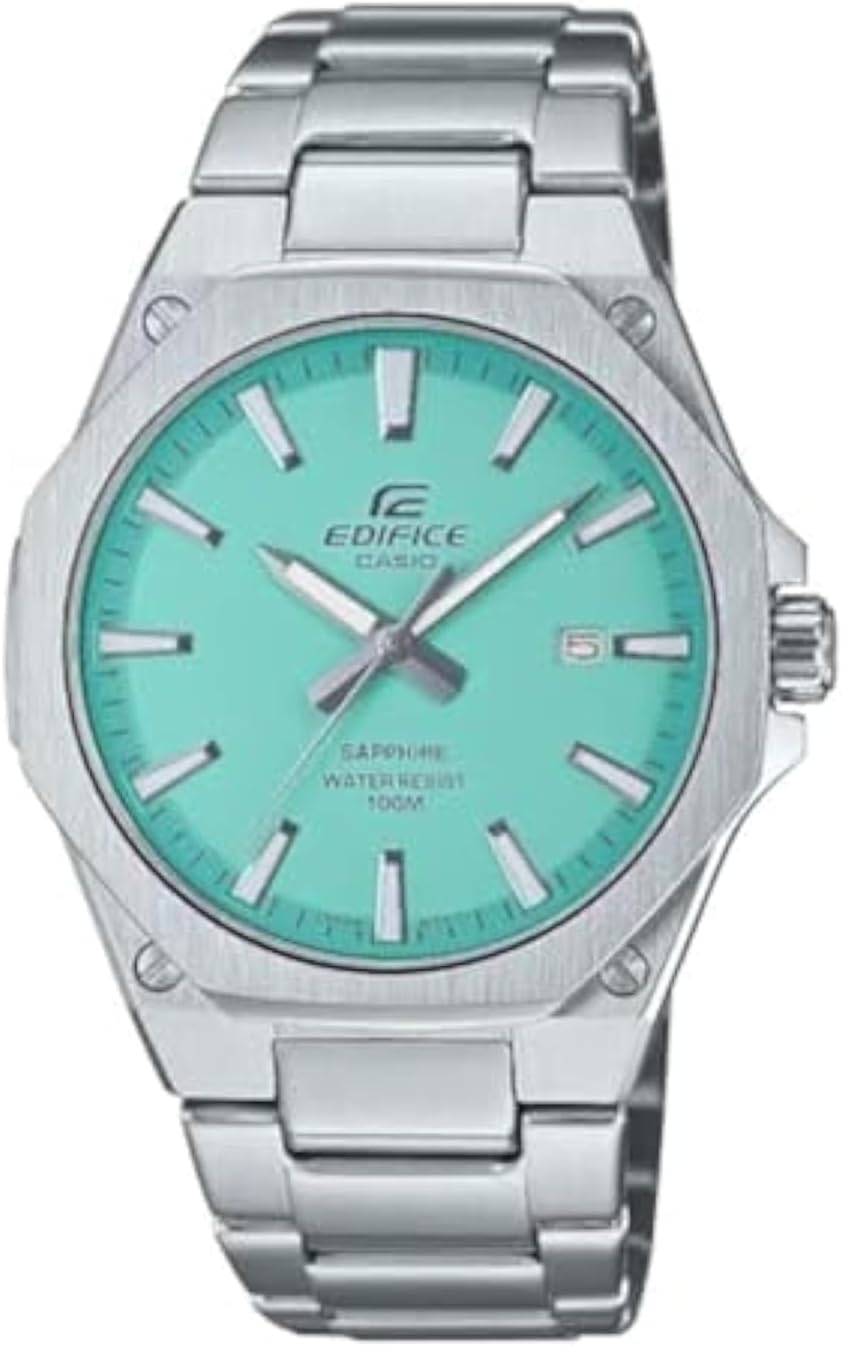 Casio Watch EFR-S108D-2BVUDF For Mens, Teal: Buy Online at Best Price ...