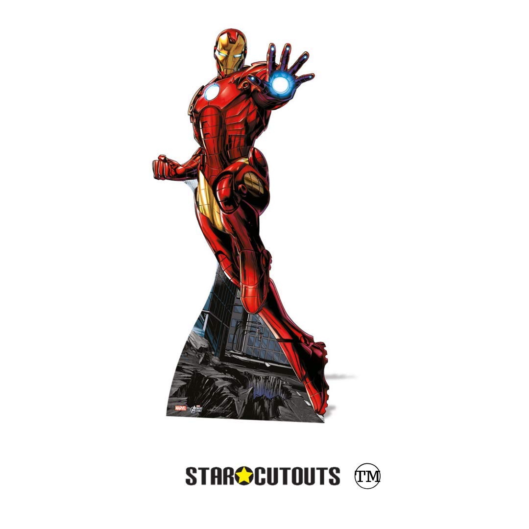 Buy STAR CUTOUTS SC909 Offical Marvel Avengers Iron Man Tony Stark Mini ...