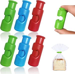 Amazon.com: 6pcs Bread Bag Clips Chip Clips, 2025 New Bread Clips ...
