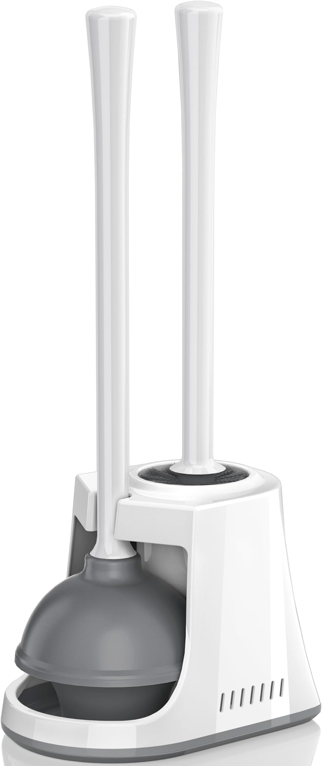 Amazon.com: Polder Sleek and Hygienic Stainless-Steel Toilet Brush and ...
