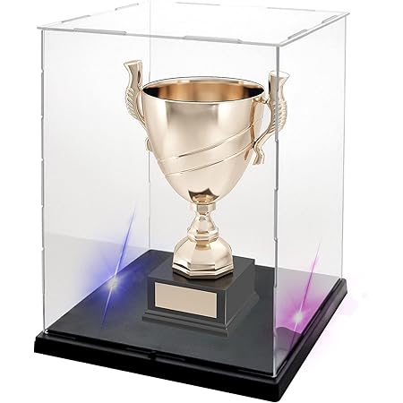 Amazon.com: Cliselda Clear Acrylic Display Case with Black Base ...