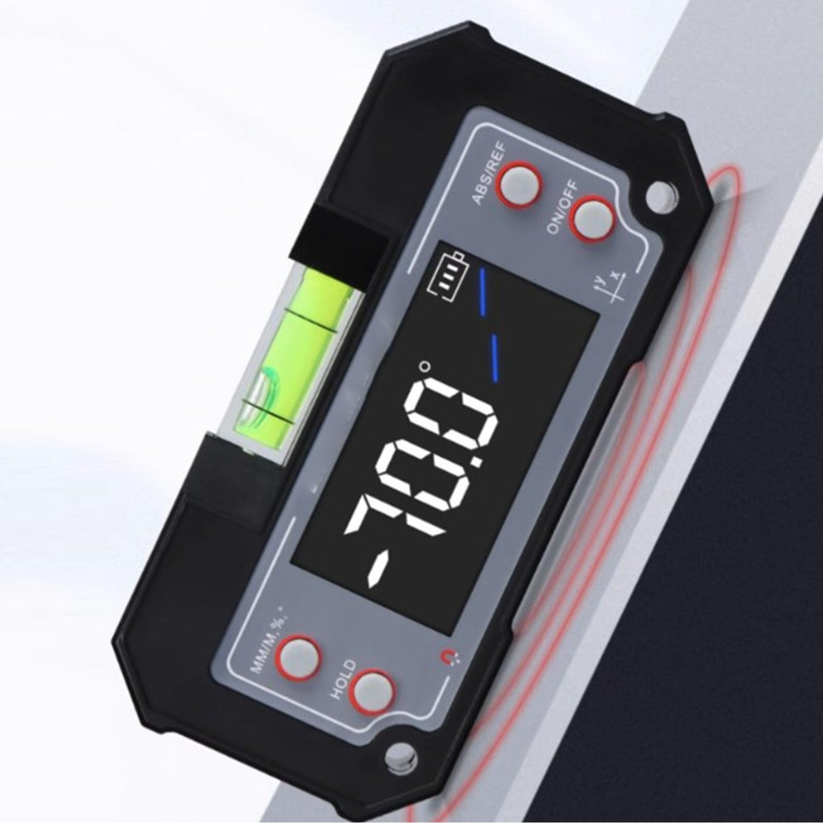 Digital Angle Finder,Magnetic Leveling 4 X 90 Degree Angle Gauge ...