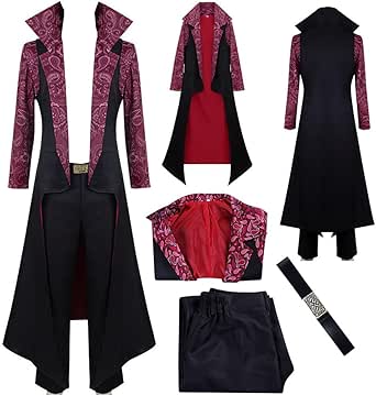 Amazon.com: WIPTOED Dracule Mihawk Costume Dracule Mihawk Black Role ...