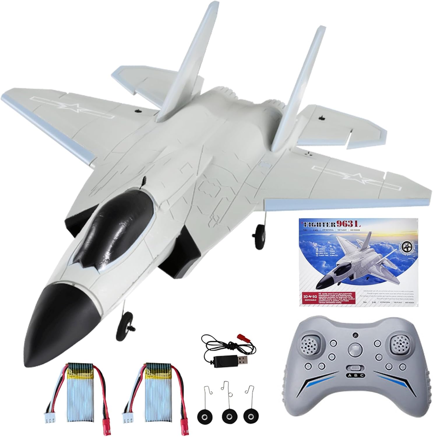 Amazon.com: Authticar Remote Control Airplane, J35 Plane 2.4GHz 4CH EPP ...