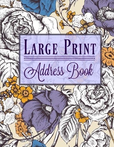 Amazon.com: Large Print Address Book (Jumbo Size Big Print Address Book ...