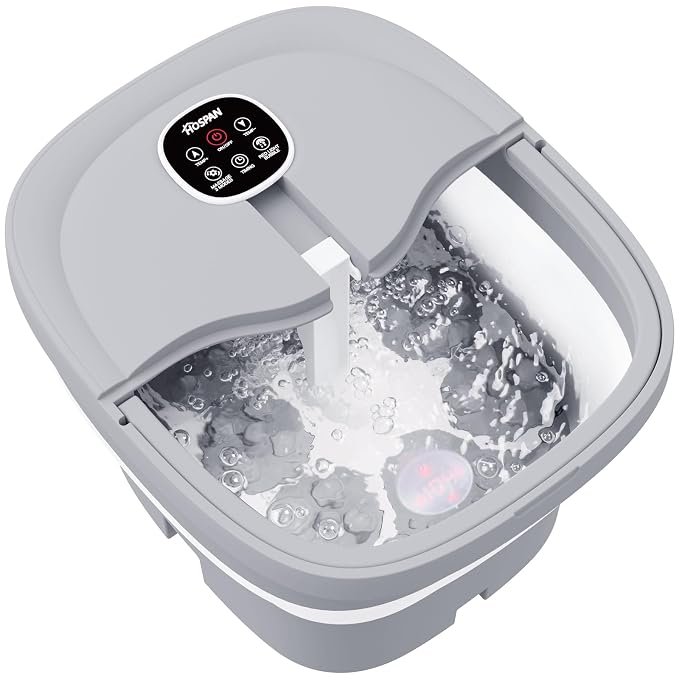 Amazon.com: HOSPAN Collapsible Foot Spa Electric Rotary Massage, Foot ...