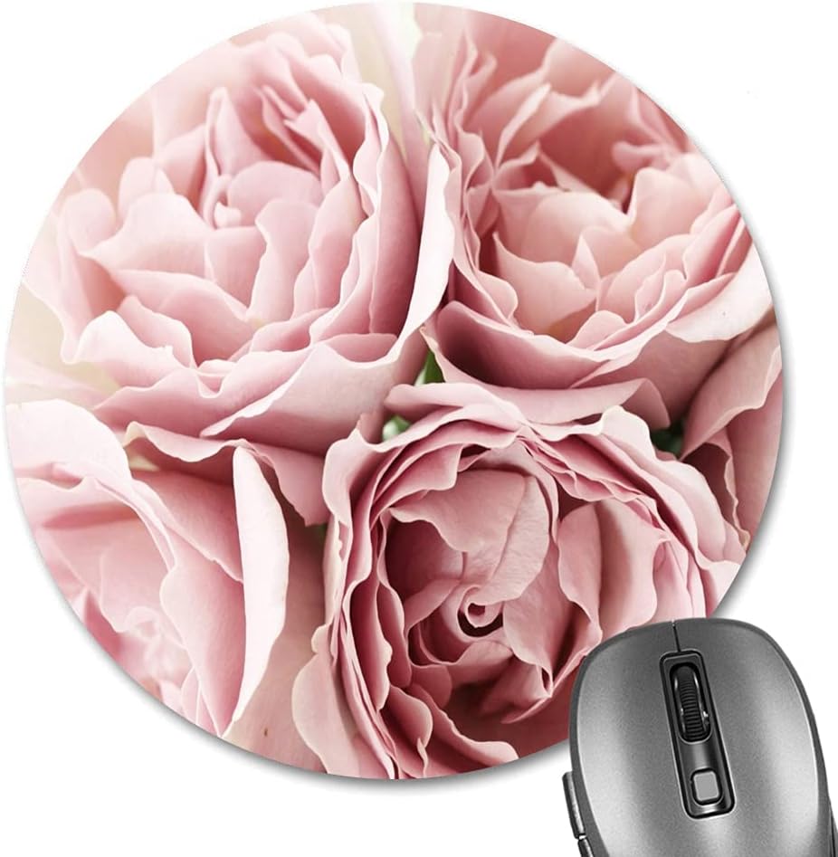 Amazon.com: Wknoon Vintage Pink Roses Rugosa Flower Personality Designs ...
