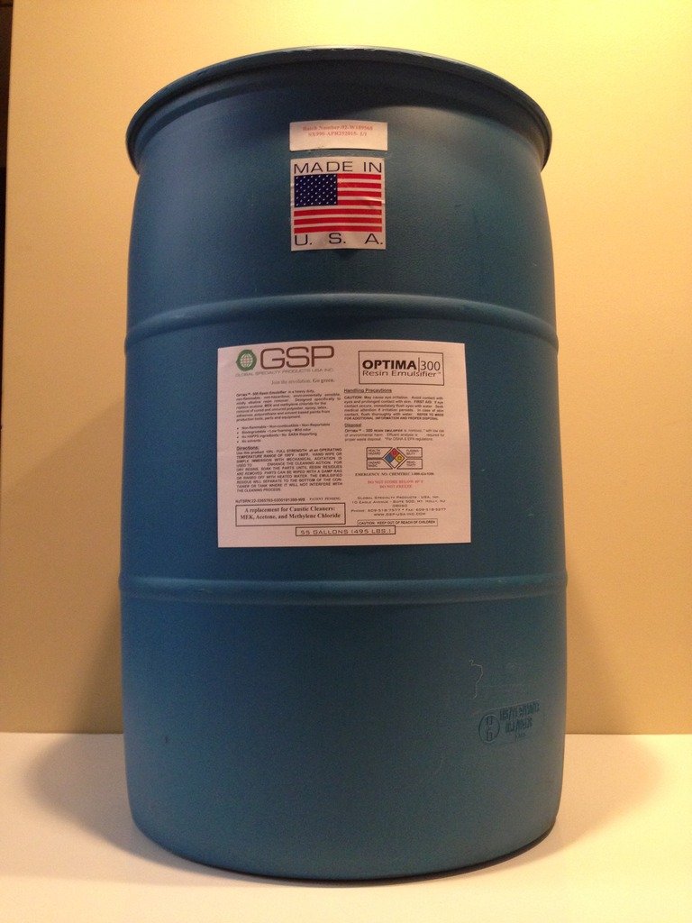 Amazon.com: OPTIMA 300 RESIN EMULSIFIER Industrial Resin Remover ...