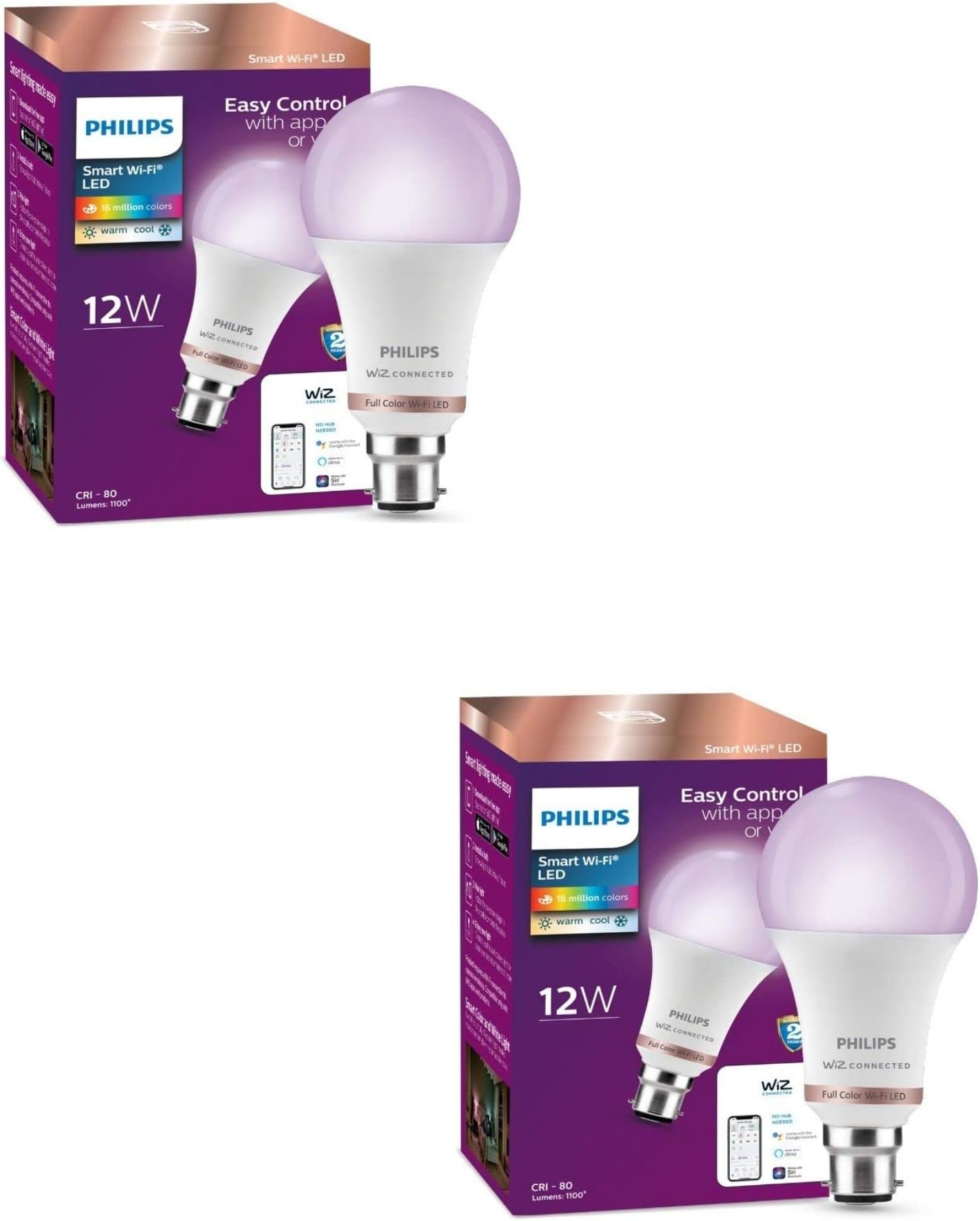 SYSKA 7-Watt Smart Led Bulb Compatible With Amazon Alexa (B22D Pin Type ...