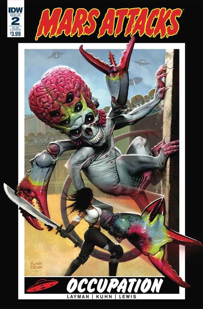 Amazon.com: Mars Attacks: Occupation #2A VF/NM ; IDW comic book | Sub Variant : Collectibles ...