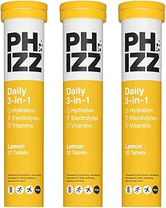 Phizz Electrolytes, Multivitamin & Hydration Tablets - 60 Effervescent ...