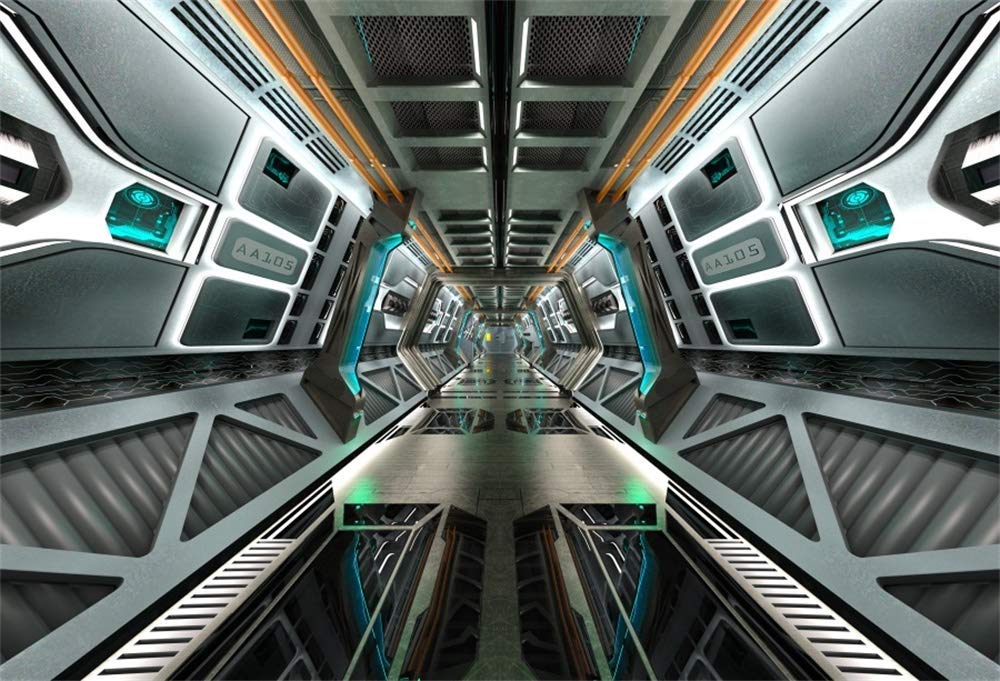 12x8ft Vinyl Space Station Photo Backdrop Space Capsule Space Craft ...