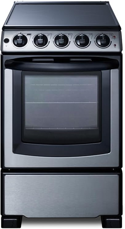 Amazon.com: Summit 20” Electric Range, 2.3 cu.ft.Capacity Oven, Smooth ...