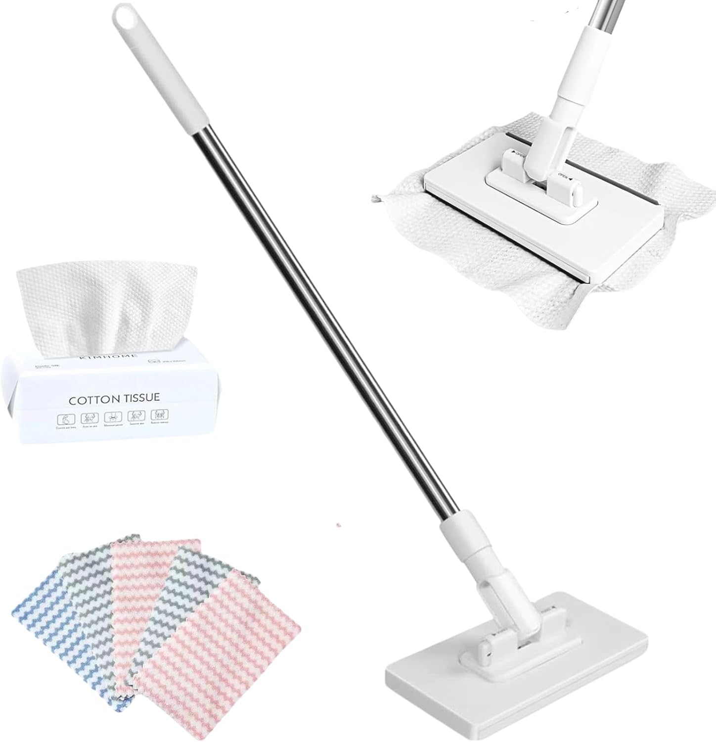 Amazon.com: Snap Grip Mini Mop - Zero Contact, Replaceable Paper Towel ...