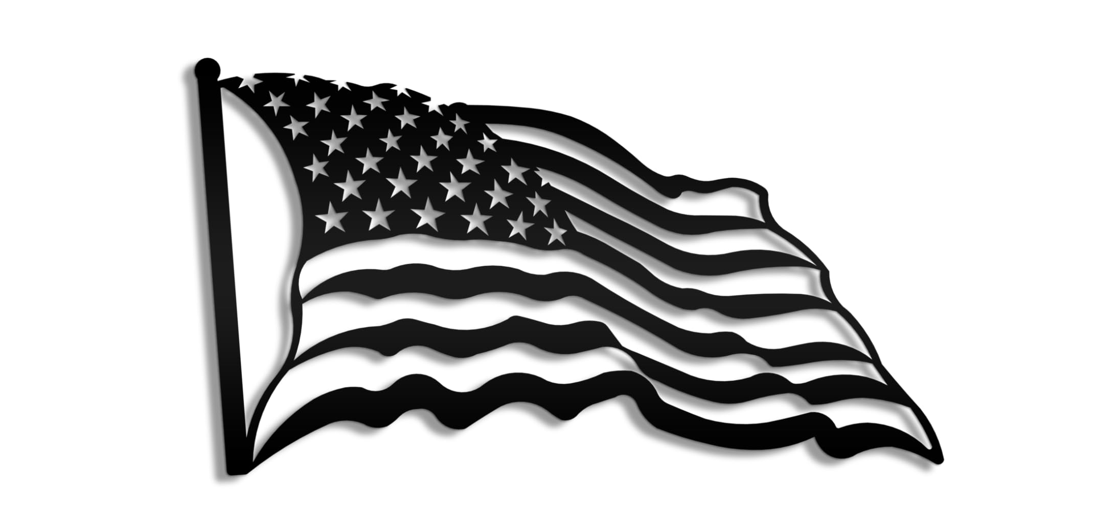 Waving American Flag Freedom