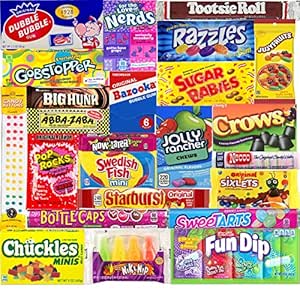 Amazon.com: Assorted Vintage Candy- Nostalgic Candy Bulk Pack- Retro ...