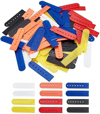 Amazon.com: BENECREAT 48 Sets 6 Colors Plastic Snapback Strap Cover, 7 ...