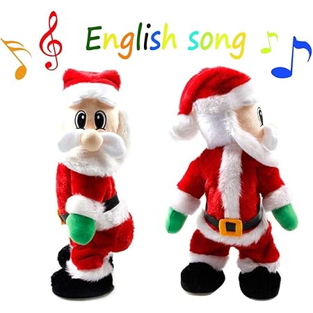 Amazon.com: SdeNow Twerking Santa Claus, Musical Shaking Hips Santa ...