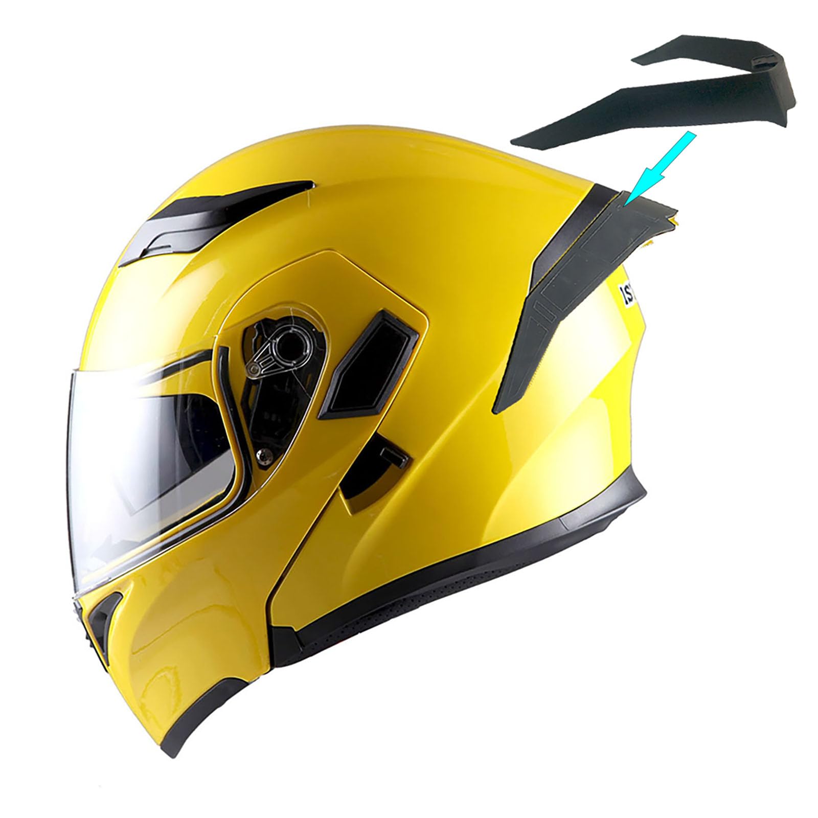 Amazon.com: 1Storm Motorcycle Modular Full Face Helmet Flip up Dual ...