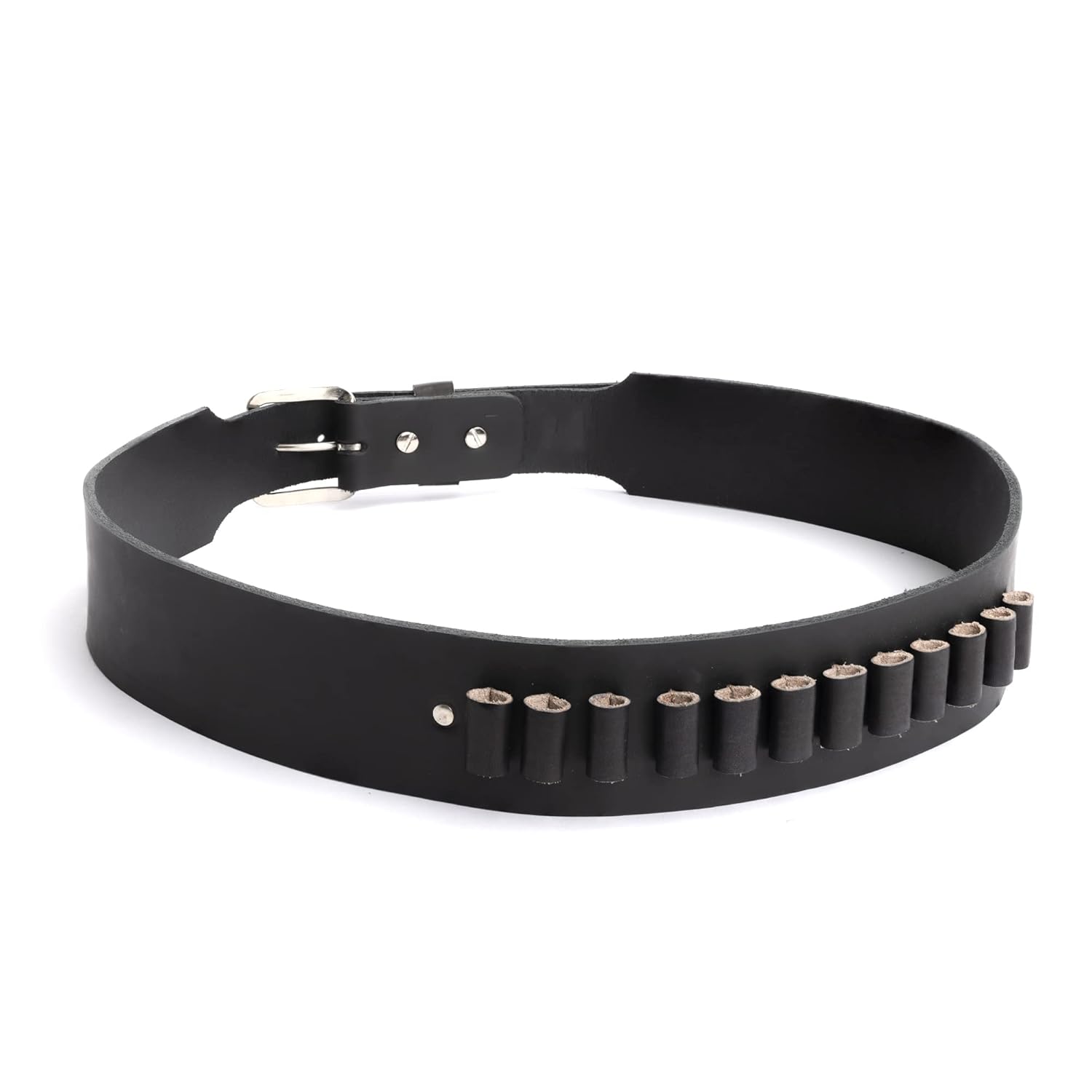 Amazon.com: Western Leather Gun Belt with Cartridge Loops Cowboy Gun ...